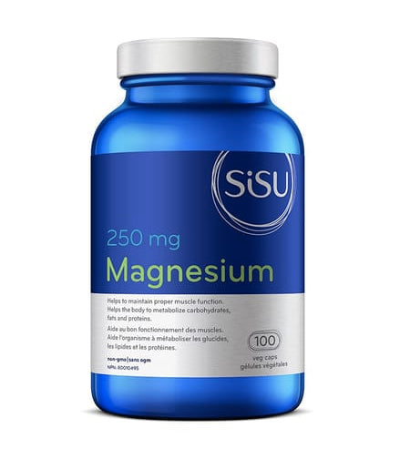 Magnésium 250mg - Sisu - 100 capsules – ikigai-sante