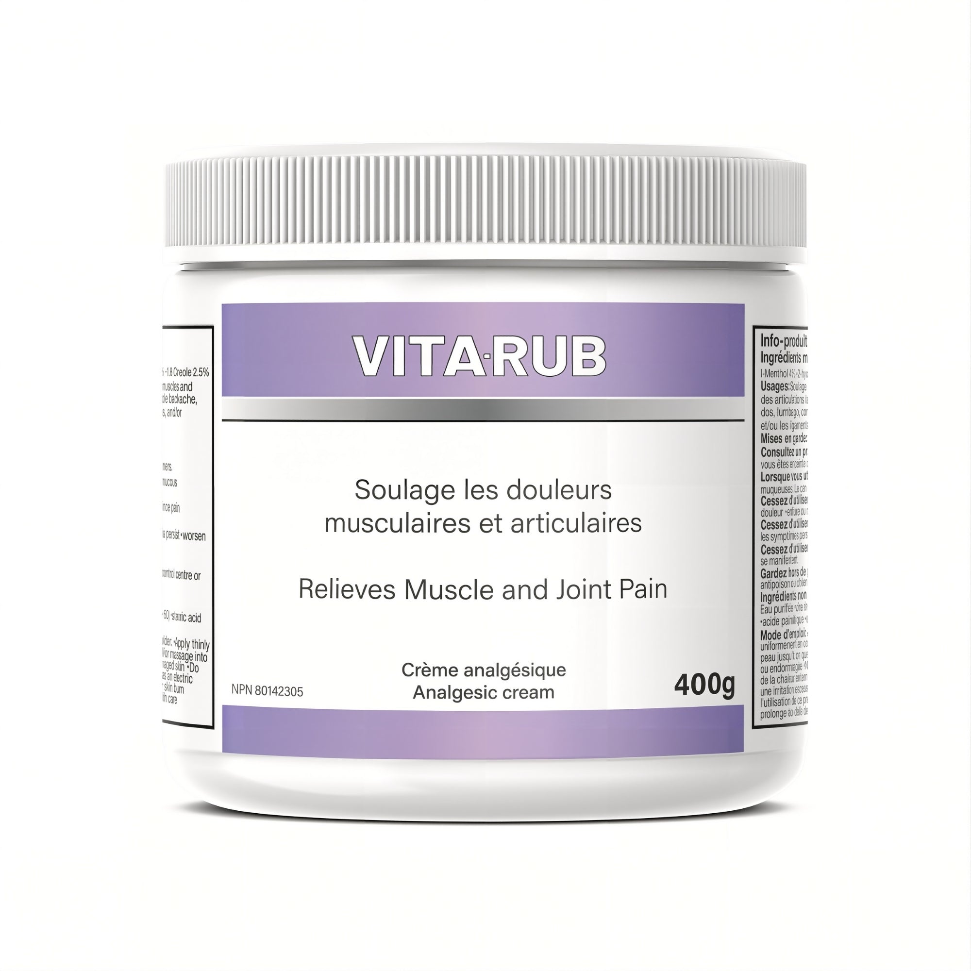 Vitarub - Vita-rub - Vita Rub - Crème Analgésique - 400g – ikigai-sante
